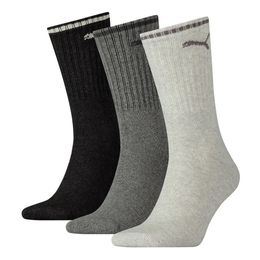 Puma Socken Damen Gr&ouml;&szlig;e 43/46 grau / schwarz / wei&szlig;