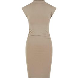 Urban Classics Kleid Damen Gr&ouml;&szlig;e 36 beige Winterkleid