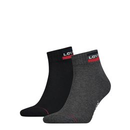 Levi's Levi's Socken Damen Gr&ouml;&szlig;e 39/42 grau / rot / schwarz / wei&szlig;