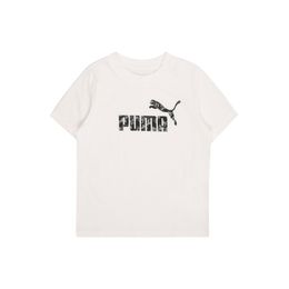 Puma T-Shirt 'Essential' Jungen Gr&ouml;&szlig;e 116 grau / schwarz / wei&szlig;