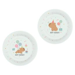 SONSTIGE Pappteller-Set CAPYBARA