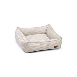 Designed by Lotte Hundebett Cord Ribbed hellgrau 65x60x20cm