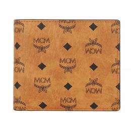 MCM Portemonnaies - Visetos Or M-F12-1 Small Wallet, Coin Pkt u - Gr. unisize - in Cognacbraun - f&uuml;r Damen