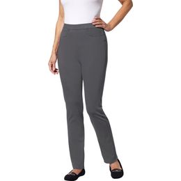 CR&Eacute;ATION L Damen Schlupfhose mit Dehnbund anthrazit Gr&ouml;&szlig;e 25
