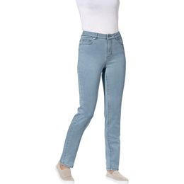 CR&Eacute;ATION L Damen 5-Pocket-Jeans , passgenau dank Stretch hellblau Gr&ouml;&szlig;e 40
