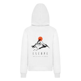 F4NT4STIC Hoodie Escape Discover the World Mountain in wei&szlig; | Gr.: 110/116