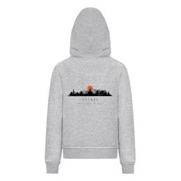 F4NT4STIC Hoodie Escape Discover the World Asian Town in grau meliert | Gr.: 110/116