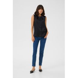 Kaffe &Auml;rmellose Bluse KAvera Regular fit in Black Deep | Gr.: 46