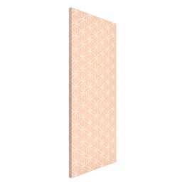 Magnettafel Geometrisches Muster runde Blumenstempel