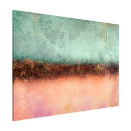 Magnettafel Pastell Sommer mit Gold