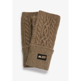 Superdry Strickhandschuhe »CABLE LUXE HANDWARMERS« Moss Khaki