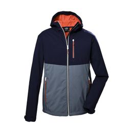 Killtec Softshelljacke &raquo;KOS 185 MN SFTSHLL JCKT&laquo; Softshelljacke: wasser- und windabweisend, verstellbare Details graublau XXL XXL Herren...