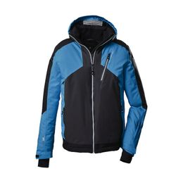 Killtec Skijacke »KSW 117 MN SKI JCKT« Wasserdicht, atmungsaktiv, abnehmbare Kapuze, viele Taschen himmelblau M M Skijacke mit abzippbarer Kapuze...