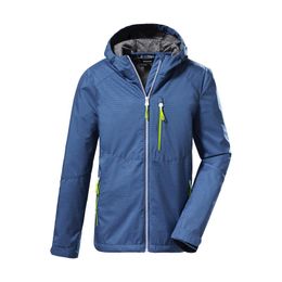 Killtec Softshelljacke »KOS 61 BYS SFTSHLL JCKT« Wind- und wasserabweisende Softshelljacke mit 10.000 mm Wassersäule blau 164 164 Softshelljacke...