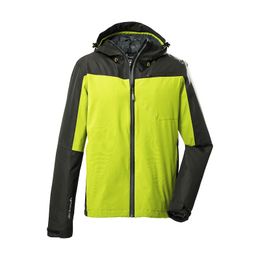 Killtec Outdoorjacke &raquo;KOS 6 MN JCKT&laquo; Leichte, wasserdichte Funktionsjacke mit Colourblock-Design hellgr&uuml;n XL XL leichte Funktionsjacke im...