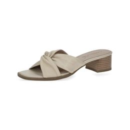 Caprice Riemchensandale »Sandalen Leder« Beige 40 40 Verschluss: Schlupfschuh