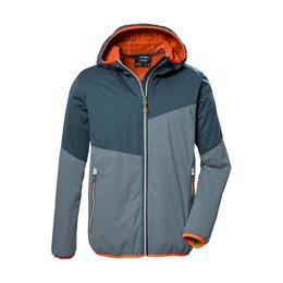 Killtec Outdoorjacke &raquo;KOS 330 BYS JCKT&laquo; Wasserabweisende, winddichte Jungenjacke mit reflektierenden Details graublau 176 176...