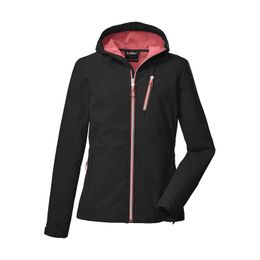 Killtec Softshelljacke &raquo;KOS 179 WMN SFTSHLL JCKT&laquo; Wind- und wasserabweisende Softshelljacke mit verstellbaren Details schwarz 40 40 Softshelljacke...