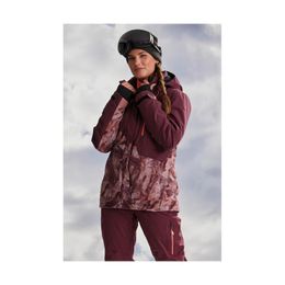 Killtec Skijacke »KSW 145 WMN SKI JCKT« Atmungsaktive, wasserdichte Funktionsjacke mit abnehmbarer Kapuze pflaume 44 44 Skijacke mit abzippbarer...