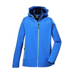 Killtec Softshelljacke »BYS SFTSHLL JCKT« Wind- und wasserabweisende Softshelljacke mit 10.000 mm Wassersäule blau 164 164 Softshelljacke mit...