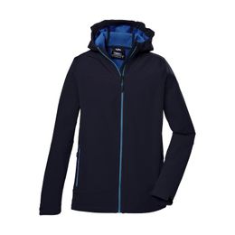Killtec Softshelljacke »BYS SFTSHLL JCKT« Wind- und wasserabweisende Softshelljacke mit 10.000 mm Wassersäule navy 152 152 Softshelljacke mit...