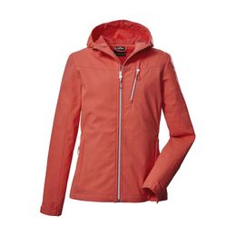Killtec Softshelljacke &raquo;KOS 179 WMN SFTSHLL JCKT&laquo; Wind- und wasserabweisende Softshelljacke mit verstellbaren Details koralle 46 46 Softshelljacke...