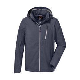Killtec Softshelljacke &raquo;KOS 105 MN SFTSHLL JCKT&laquo; Modische Softshelljacke, wasserabweisend, winddicht, abnehmbare Kapuze marine S S Herren...