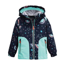 Killtec Softshelljacke &raquo;KOS 171 MNS SFTSHLL JCKT&laquo; Bunte, wasserabweisende Softshelljacke mit reflektierenden Elementen aquablau 122/128 122/128...