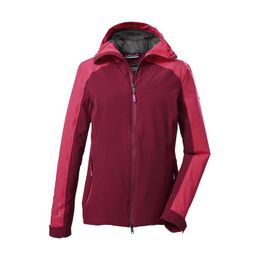 Killtec Outdoorjacke &raquo;KOS 30 WMN JCKT&laquo; Leichte, wasserdichte Funktionsjacke mit Colourblock-Design dunkelros&eacute; 46 46 Damen Funktionsjacke mit Kapuze