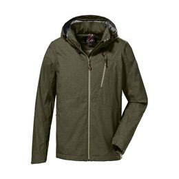 Killtec Softshelljacke &raquo;KOS 105 MN SFTSHLL JCKT&laquo; Modische Softshelljacke, wasserabweisend, winddicht, abnehmbare Kapuze olivgr&uuml;n XL XL Herren...