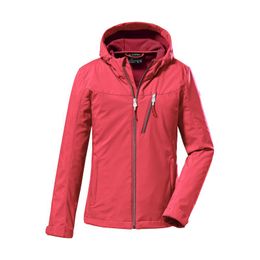 Killtec Softshelljacke »KOS 54 GRLS SFTSHLL JCKT« Wind- und wasserabweisende Softshelljacke mit 10.000 mm Wassersäule koralle 176 176...