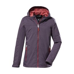 Killtec Outdoorjacke »KOS 56 GRLS JCKT« Wasserdichte Jacke mit 10.000 mm Wassersäule und verschweißten Nähten pflaume 164 164 Funktionsjacke mit...