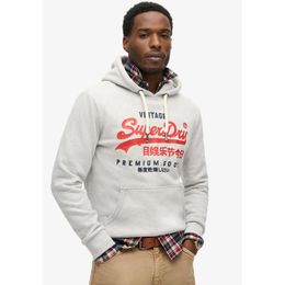 Superdry Kapuzensweatshirt »DUO VINTAGE LOGO HOODIE« Glacier Grey Marl S S Cooler Hoodie von Superdry