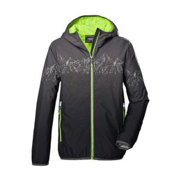 Killtec Outdoorjacke »KOS 277 BYS JCKT« Winddichte, wasserdichte Jungenjacke mit reflektierenden Details anthrazit 128 128 Funktionsjacke für...