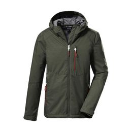 Killtec Softshelljacke »KOS 61 BYS SFTSHLL JCKT« Wind- und wasserabweisende Softshelljacke mit 10.000 mm Wassersäule olivgrün 140 140...