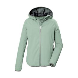 Killtec Outdoorjacke »KOS 327 WMN JCKT« Packbare, atmungsaktive, 100% wasserdichte Funktionsjacke hellmint 38 38 Funktionsjacke mit Kapuze