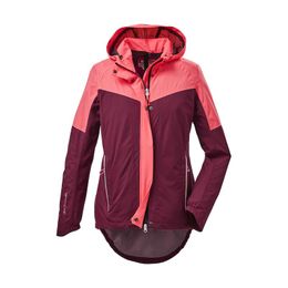 Killtec Outdoorjacke &raquo;KOS 27 WMN JCKT&laquo; Wasserdichte, atmungsaktive Funktionsjacke mit reflektierenden Details dunkelros&eacute; 40 40 Funktionsjacke mit...