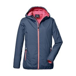 Killtec Outdoorjacke &raquo;KOS 333 GRLS JCKT&laquo; Winddichte, wasserdichte M&auml;dchenjacke mit Kapuze und Zippertaschen navy 152 152 Funktionsjacke f&uuml;r M&auml;dchen...