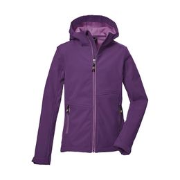 Killtec Softshelljacke &raquo;KOW 168 GRLS SFTSHLL JCKT&laquo; Wind- und wasserabweisende Softshelljacke mit verstellbarer Kapuze lila 140 140 Kinder...