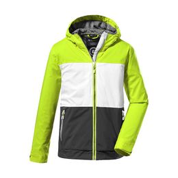 Killtec Outdoorjacke »KOS 75 BYS JCKT« Wasserdichte, atmungsaktive Outdoorjacke mit verstellbarer Passform apfelgrün 152 152 Funktionsjacke mit...