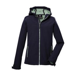Killtec Softshelljacke »GRLS SFTSHLL JCKT« Wind- und wasserabweisende Softshelljacke mit verstellbaren Details navy 164 164 Softshelljacke mit...
