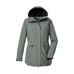 Killtec Parka »KOW 19 WMN PRK« Wasserdichter, atmungsaktiver Damenparka mit verstellbarer Kapuze graugrün 44 44 Damen Funktionsparka mit...