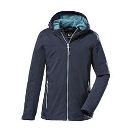 Killtec Outdoorjacke »KOS 56 GRLS JCKT« Wasserdichte Jacke mit 10.000 mm Wassersäule und verschweißten Nähten nachtblau 164 164 Funktionsjacke mit...