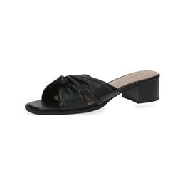 Caprice Riemchensandale »Sandalen Leder« Schwarz 40 40 Verschluss: Schlupfschuh