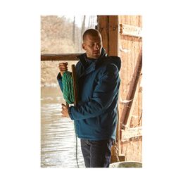 Killtec Outdoorjacke »KOW 68 MN JCKT« Wasserdichte, atmungsaktive Herrenjacke mit einrollbarer Kapuze dunkelpetrol XL XL Funktionsjacke mit...