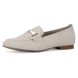 Gabor Herren Slipper , Loafer, Halbschuh, Businessschuh mit edler Zierschnalle beige 40