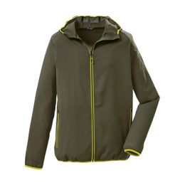 Killtec Outdoorjacke &raquo;KOS 153 MN JCKT&laquo; Schnelltrocknend, atmungsaktiv, wasserabweisend, federleicht, packbar olivgr&uuml;n L L Funktionsjacke mit...