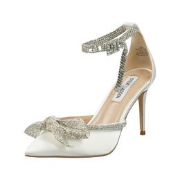 Steve Madden High-Heel-Stiefelette »Sandalen Textil« Ivory 37 37 Verschluss: Schließe