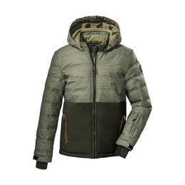 Killtec Skijacke »KSW 178 BYS SKI QLTD JCKT« Daunenoptik-Jacke, wasser- und windabweisend, atmungsaktiv olivgrün 152 152 Steppjacke mit Kapuze und...