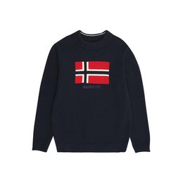 Napapijri Pullover 'D-MURA' Jungen Gr&ouml;&szlig;e 170/176 marine / rot / schwarz / wei&szlig;